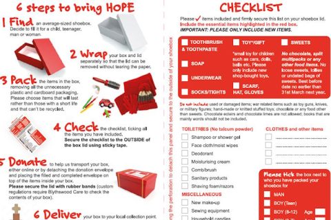 Shoe Box Appeal Registration | Blythswood